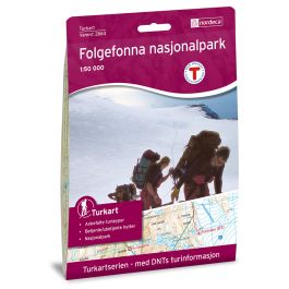 Folgefonna Nasjonalpark DNT turkart i 1:50 000 I Kartbutikken.no